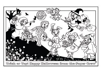 Printable Coloring Pages for Kids - SuperKids Nutrition