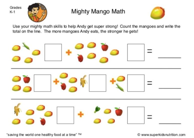Mighty Mango Math + Andyʼs Super Strength Smoothie Recipe! - SuperKids ...