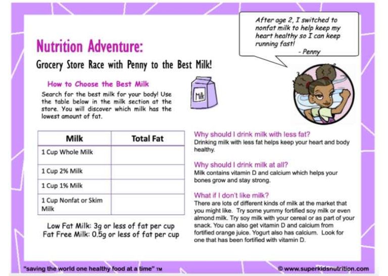 Free Printable Activities for Kids - SuperKids Nutrition